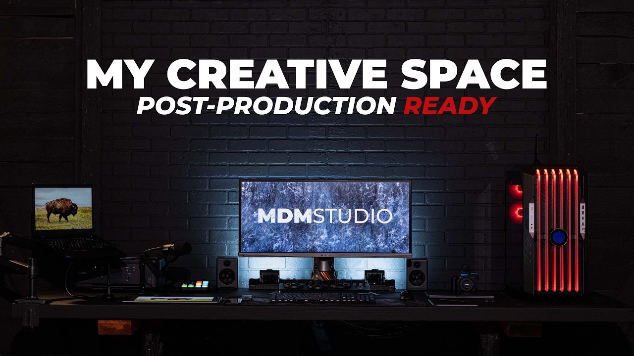 My Creative Space Desk Setup for Video and Photo Post-Production 2025 ...