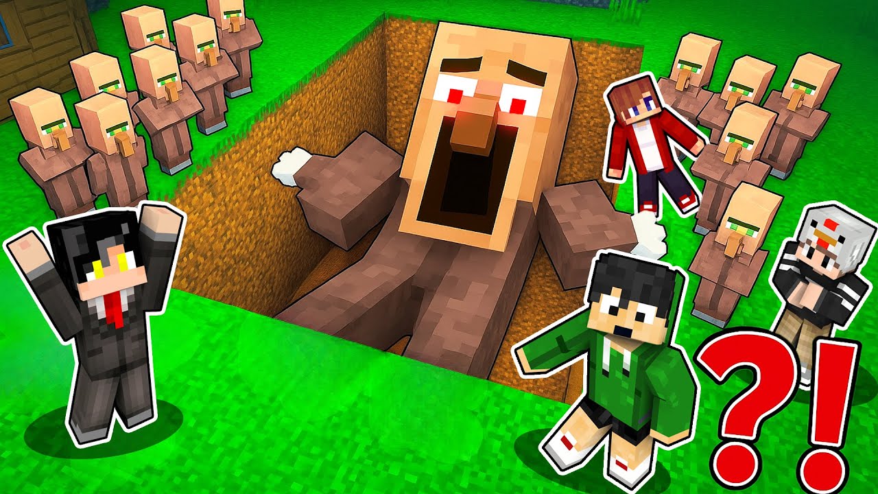 WE FOUND a Scary Buried SCREAMING VILLAGER Body in MINECRAFT - YouTube