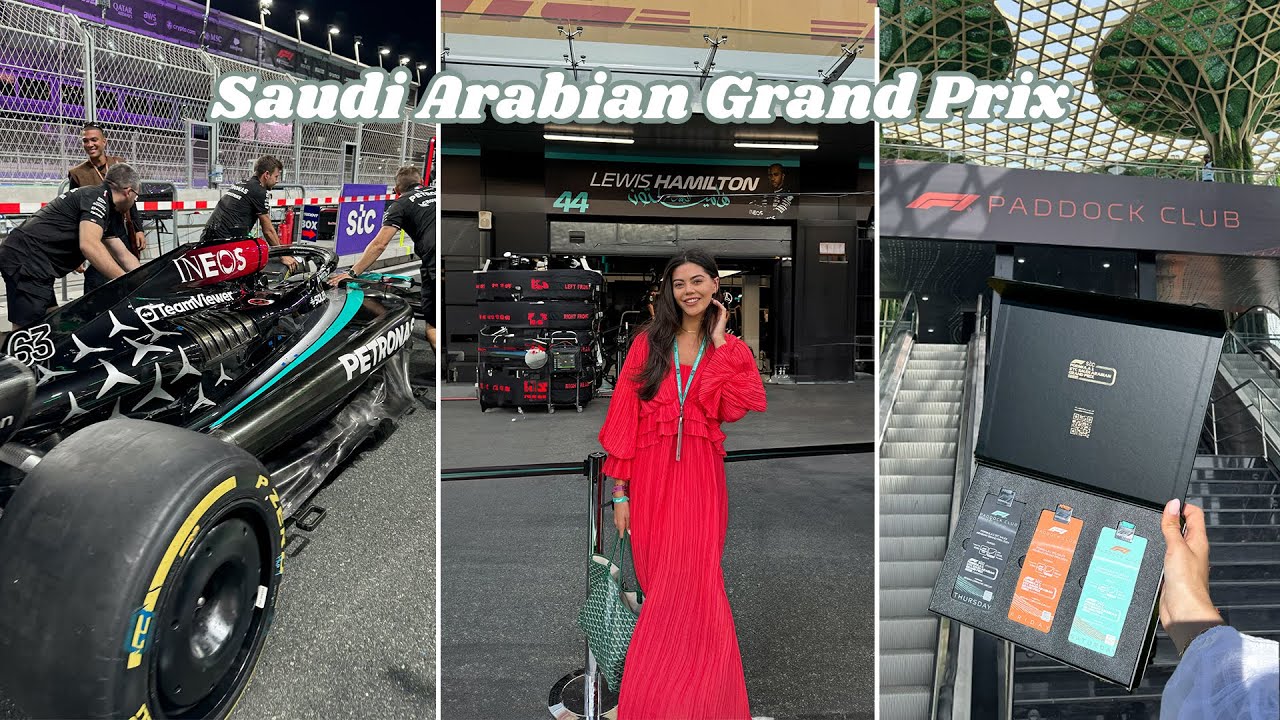 Saudi Arabian Grand Prix vlog 🏎️ PADDOCK CLUB F1 experience 🏁 - YouTube