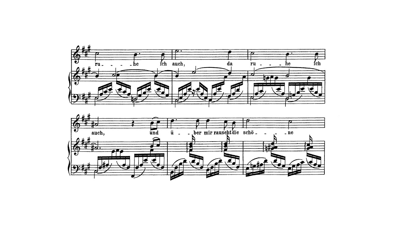 In der Fremde(R. Schumann) 성악반주 Piano accompaniment - YouTube