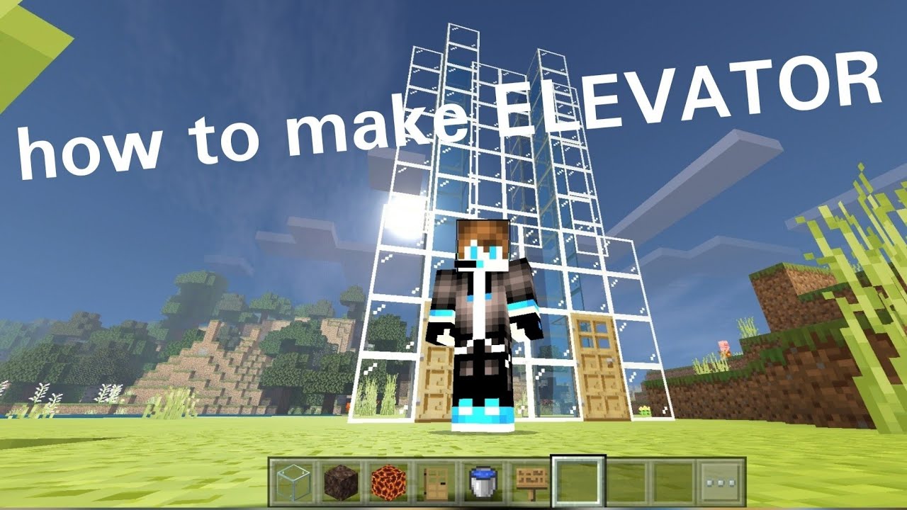 How to make simple ELEVATOR Minecraft (xbox,pc,pe)(no redstone,no ...