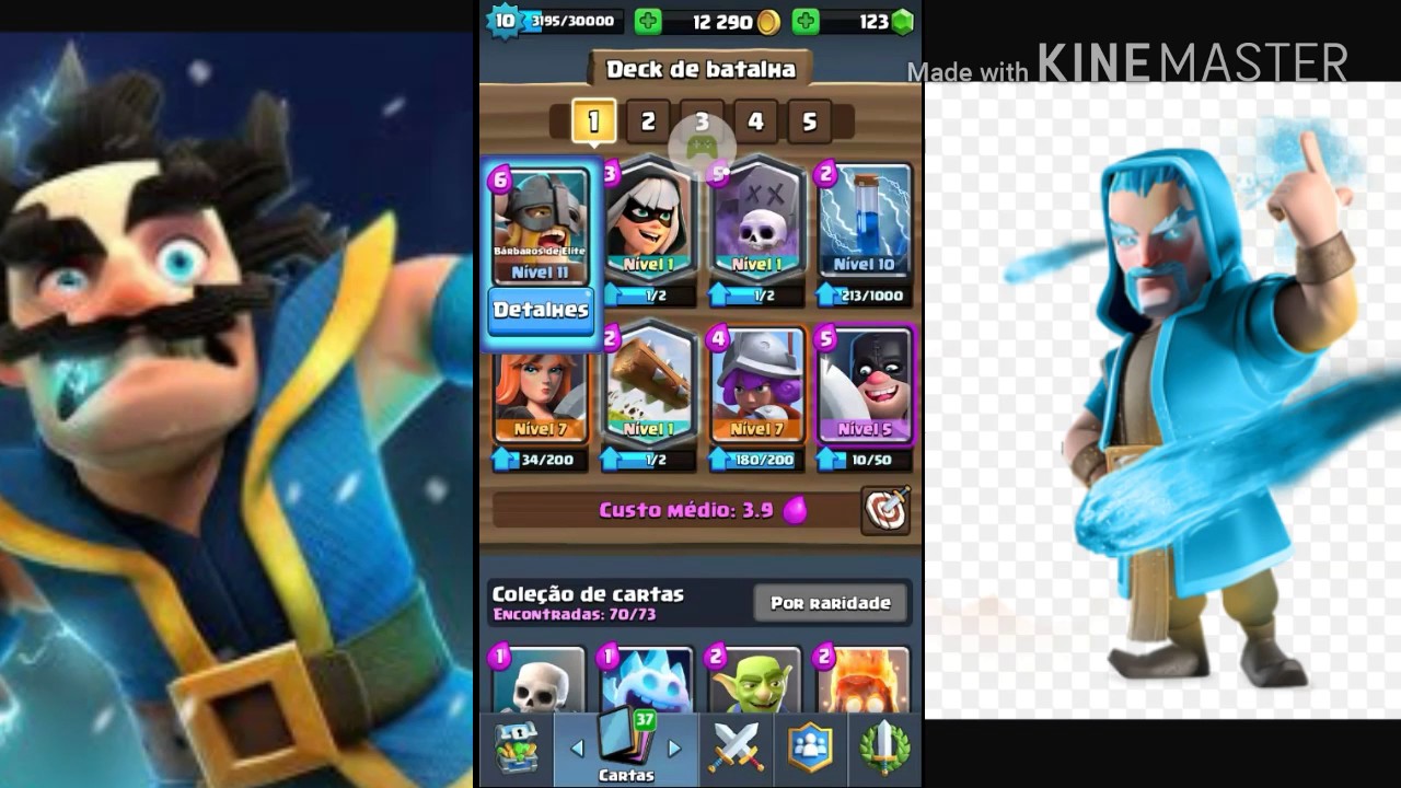 Clash Royale - melhor deck de bárbaros de elite - YouTube