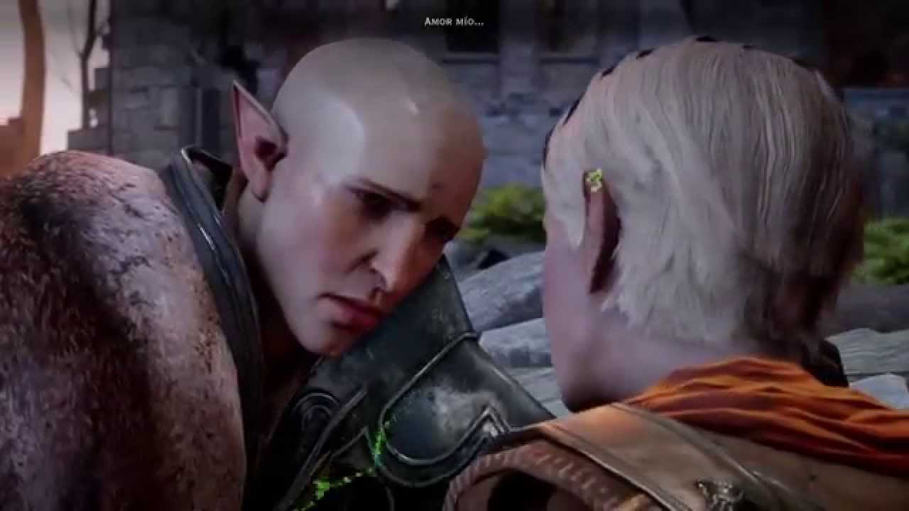 [Dragon Age Inquisition: Trespasser] Solavellan romance ending - YouTube
