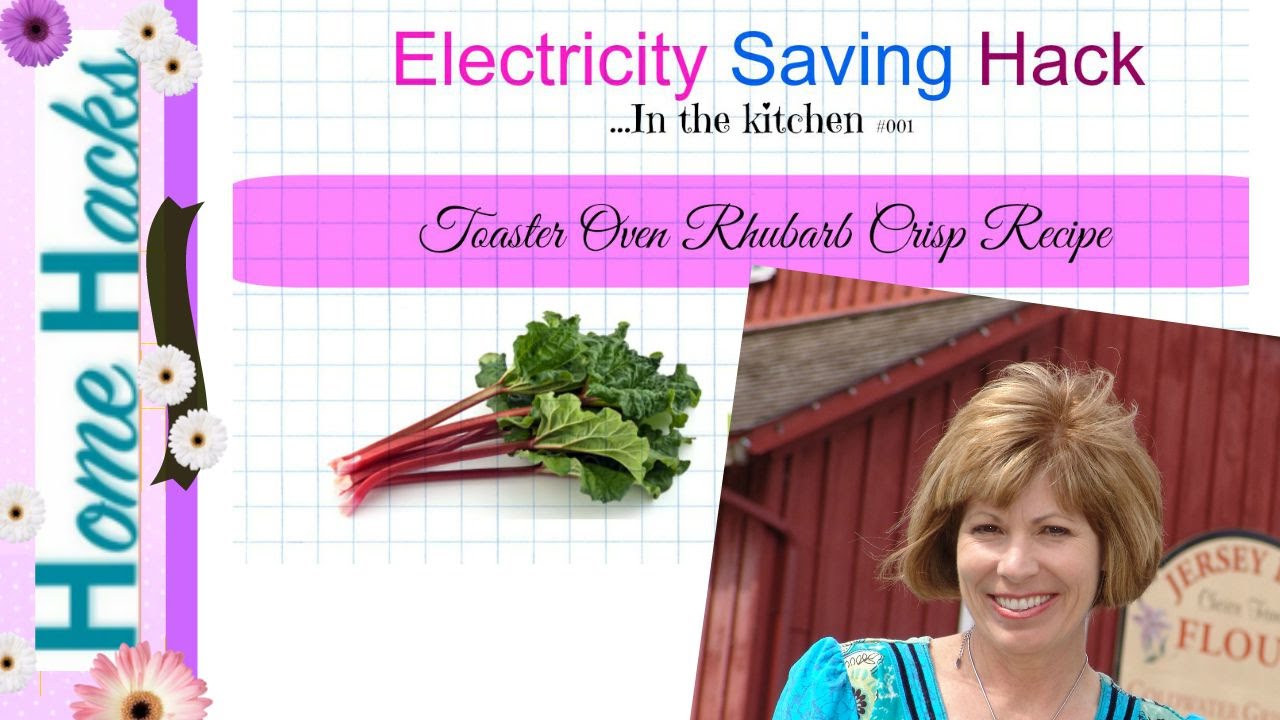 Toaster Oven Rhubarb Crisp - YouTube