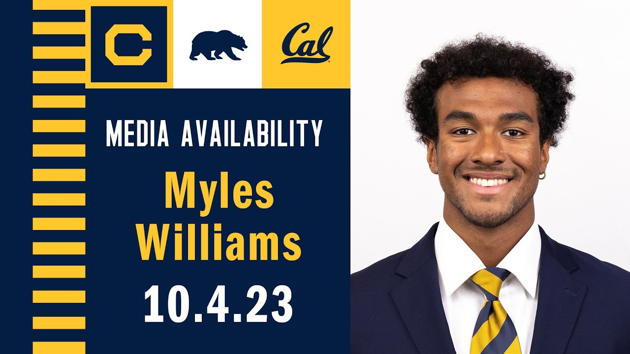 Cal Football: Myles Williams Media Availability (10.4.23) - YouTube