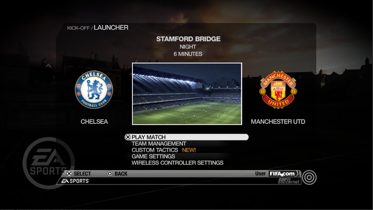 FIFA 09 (2009) - Manchester United vs Chelsea - Gameplay PS3 HD [RPCS3 ...