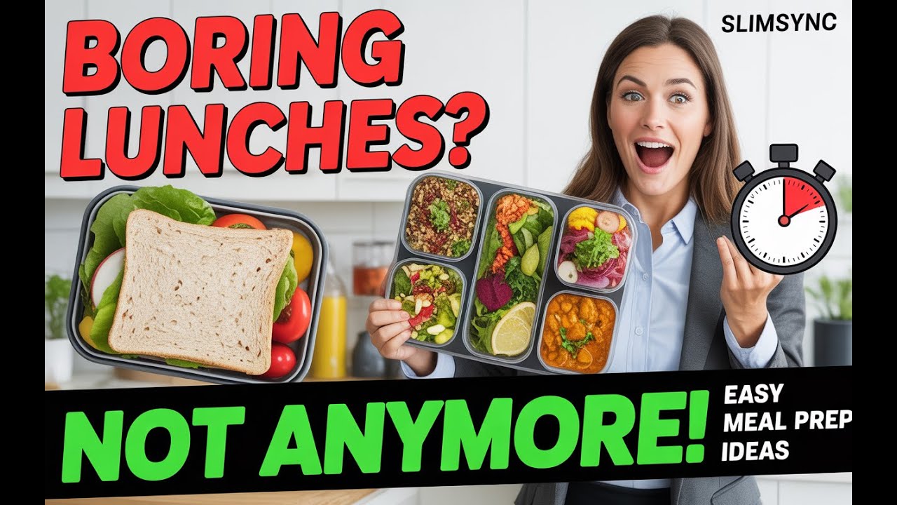 Boring Lunches? Not Anymore! Easy Weight Loss Meal Prep Ideas - YouTube