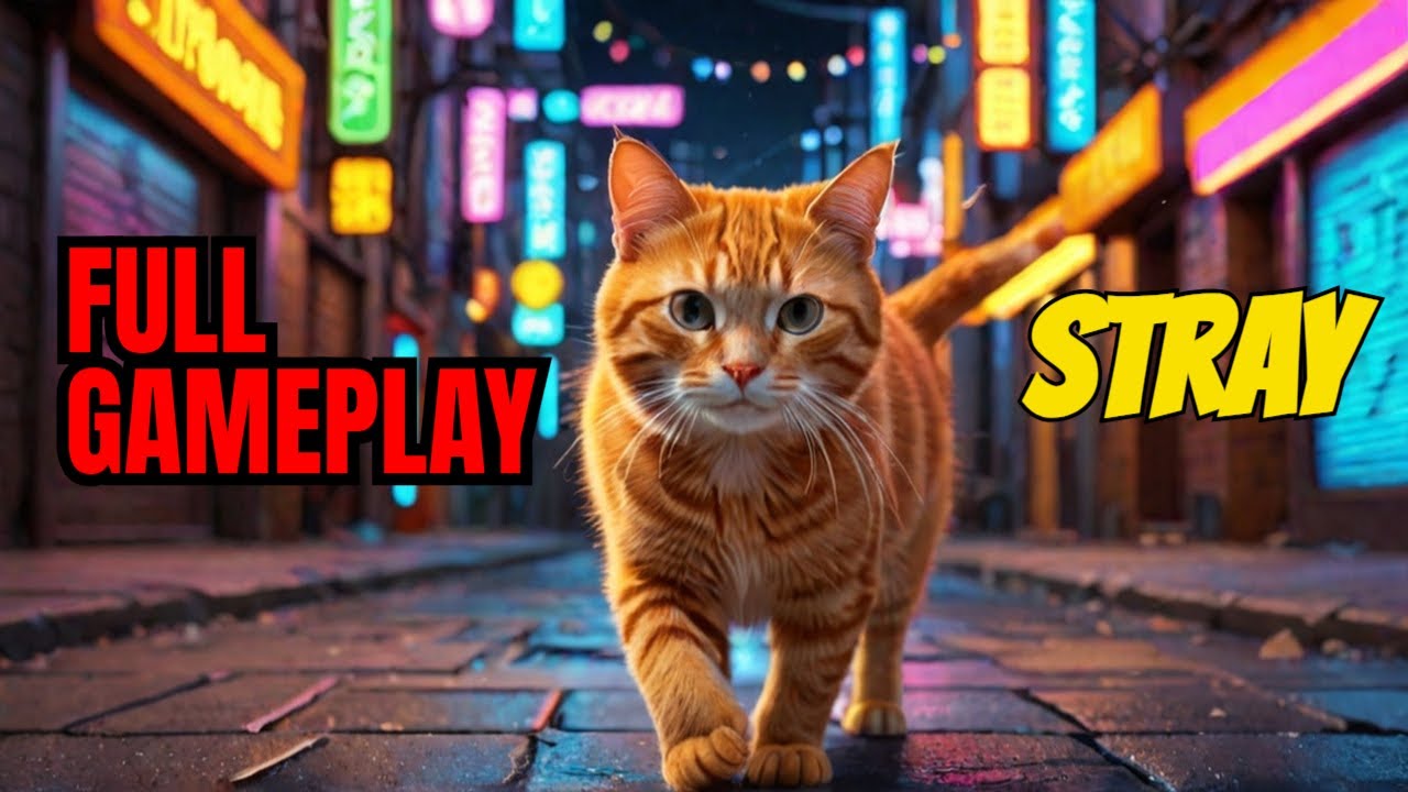 STRAY Gameplay Walkthrough Part 2 FULL GAME PC - YouTube