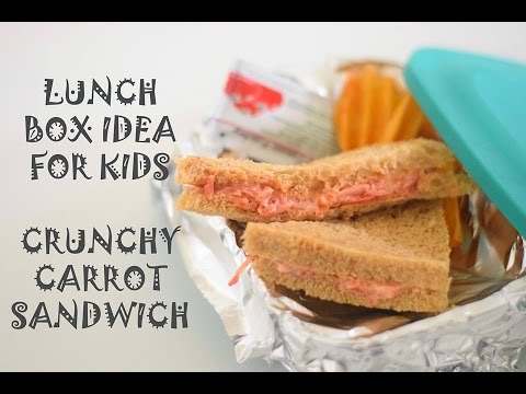 Carrot sandwich recipe | Easy lunch box idea - YouTube