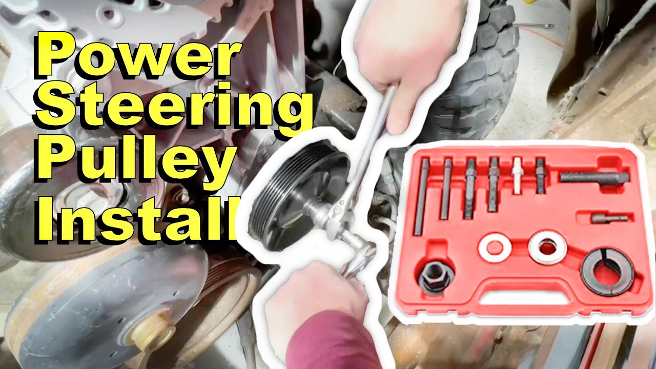 How To Install A Power Steering Pump Pulley | How To Playlist - YouTube