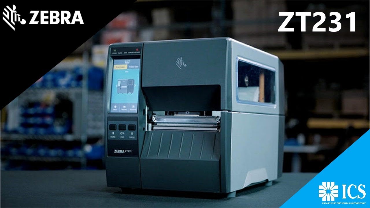 Zebra ZT231 Industrial Printer - YouTube