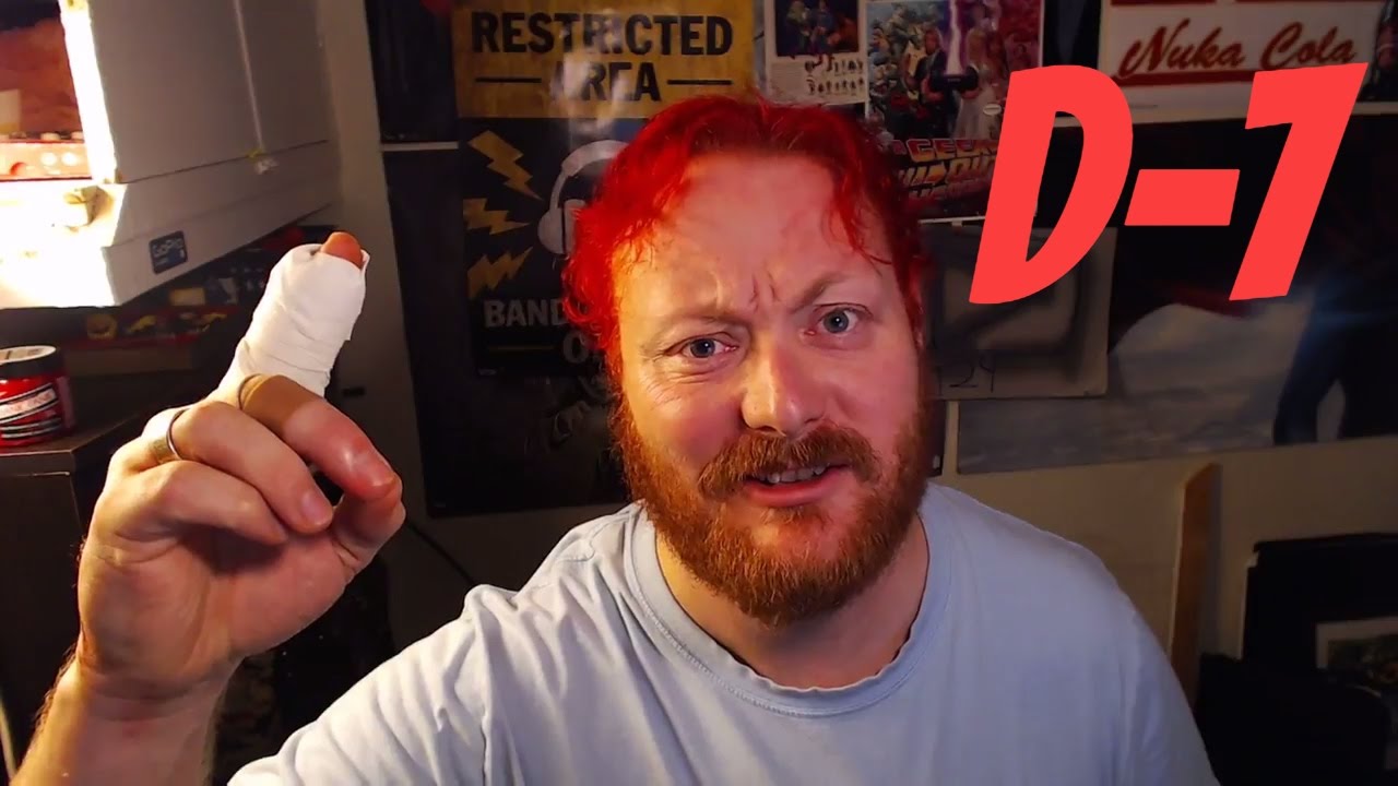 I Gashed My Finger Wide Open D-7 17/01/24 - YouTube