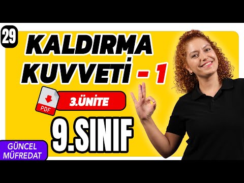 Kaldırma Kuvveti -1- Kaldırma Kuvvetinin Bağlı Olduğu Değişkenler 📌 Yeni Müfredat Fizik 2025