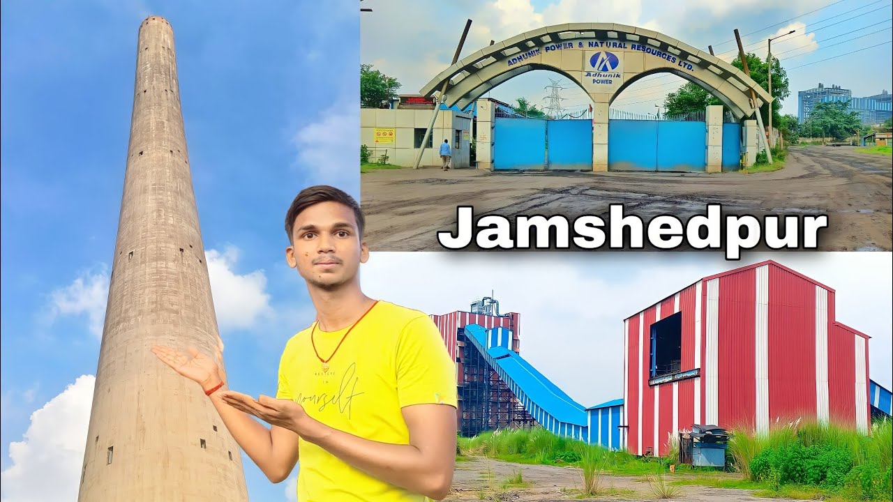 Adhunik Power Plant Tour Jamshedpur || Biggest Chimney In Jharkhand || Umesh pop vlogs - YouTube