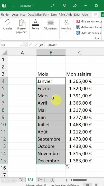 Créer Un Tableau Basique Excel Exceltips Shorts Tableau Youtube