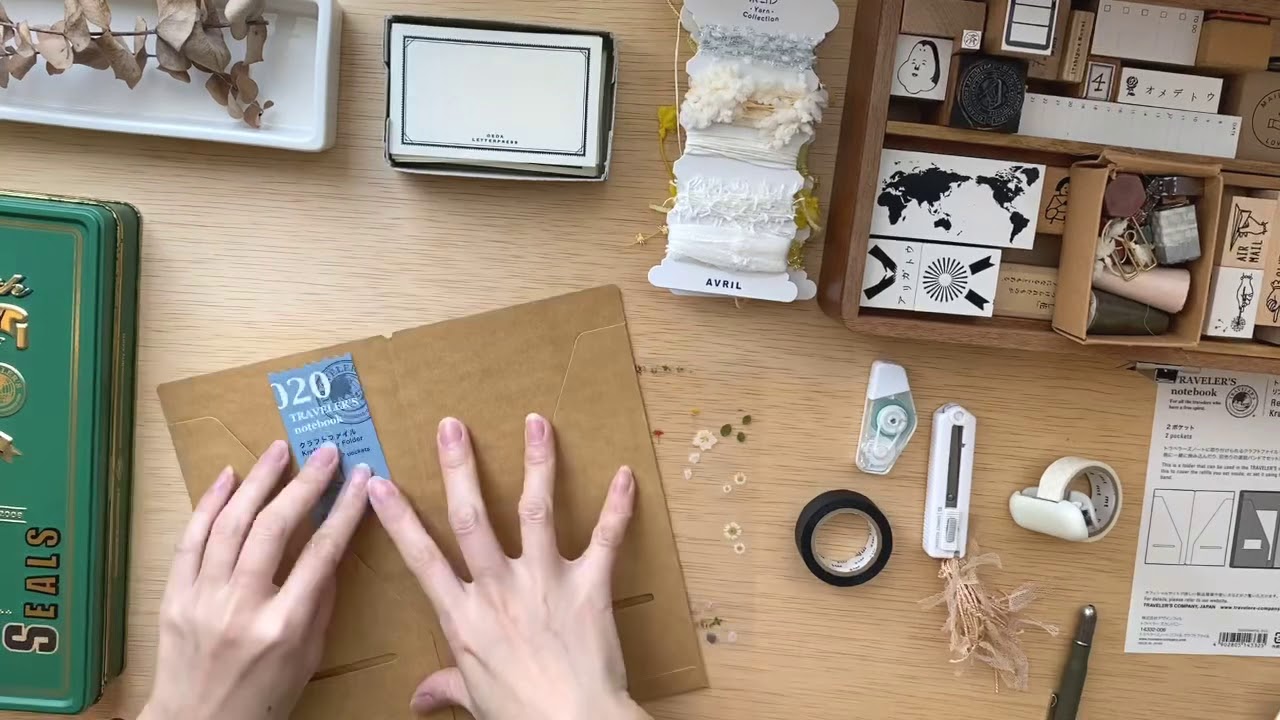 HOW-TO ①① : Dress up your 020 Kraft File - YouTube