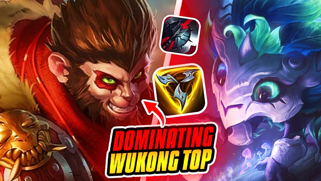 DOMINATING LANE VS WUKONG TOP!!! Season 14 Gnar Ranked Gameplay (League ...
