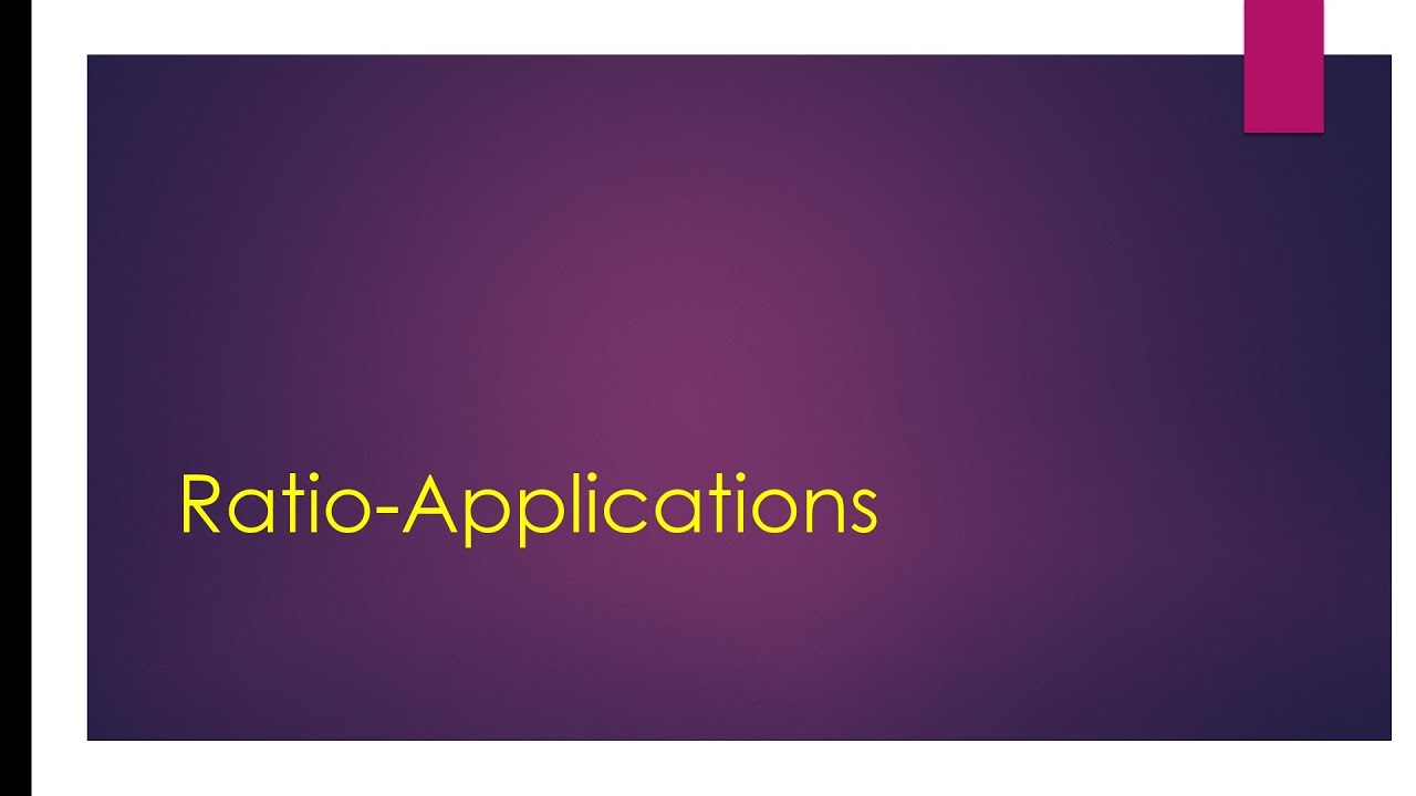 CH-6 Ratio-Application ex-3(2,3) - YouTube