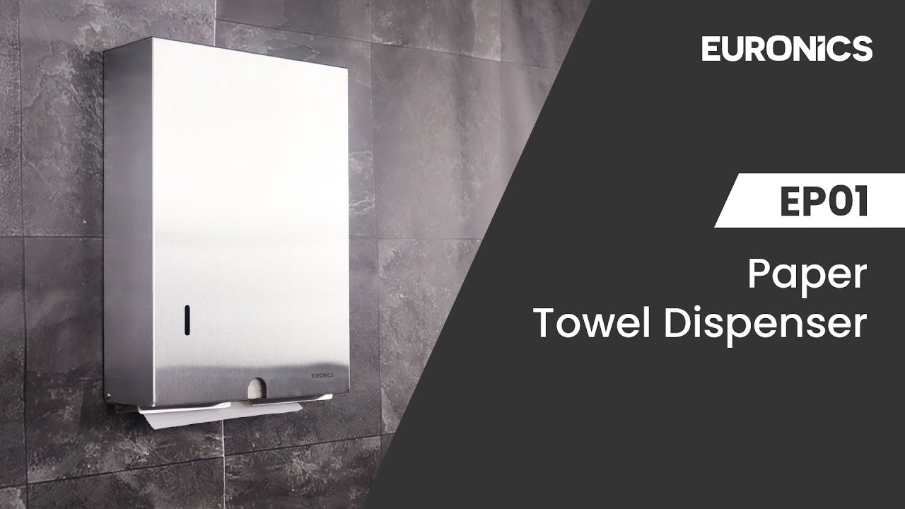 Paper Towel Dispenser for Commercial Washrooms (EP01) | EURONICS - YouTube
