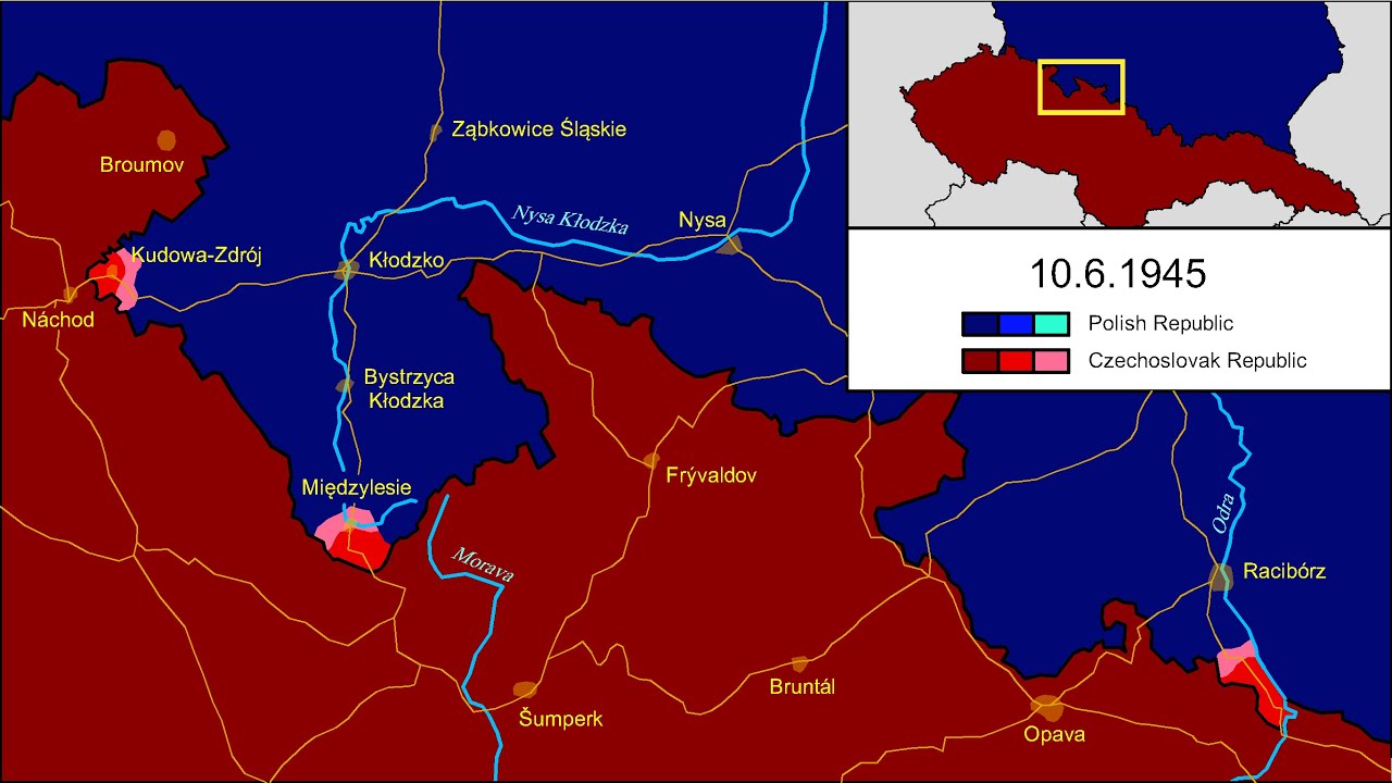 Polish-Czechoslovak Border Conflict in Kłodzko and Racibórz, 1945 - YouTube