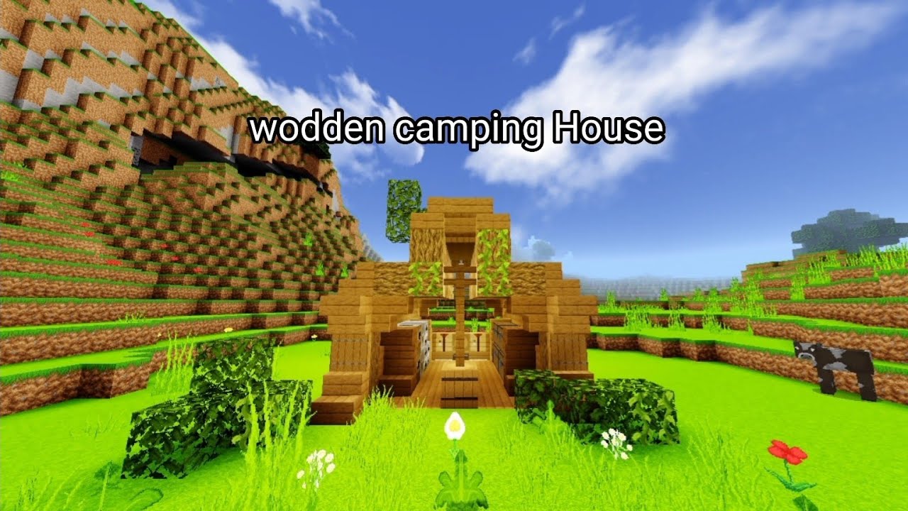 Minecraft: How to build wodden Camping House.|Easy Tutorial|. - YouTube