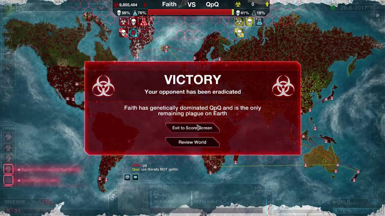 Plague Inc: Evolved | Multiplayer versus | #4 - Quo - YouTube