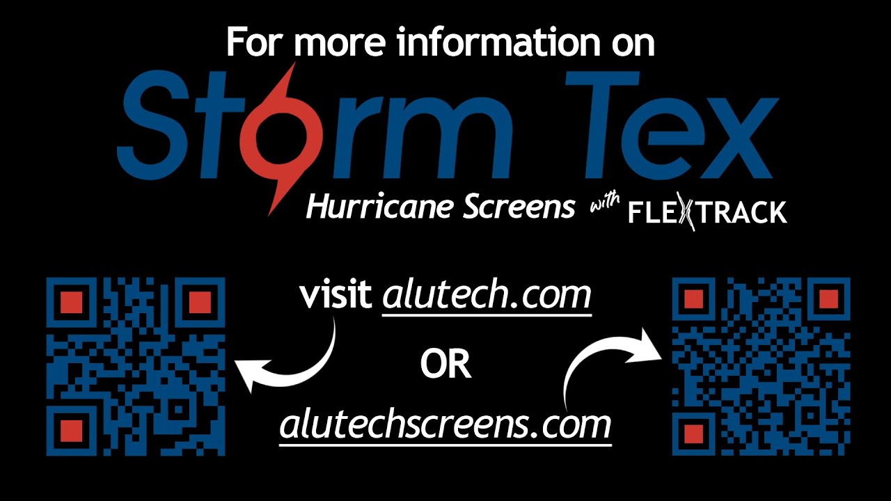 Storm Tex with Flextrack - High Speed Wind Test | Alutech United - YouTube