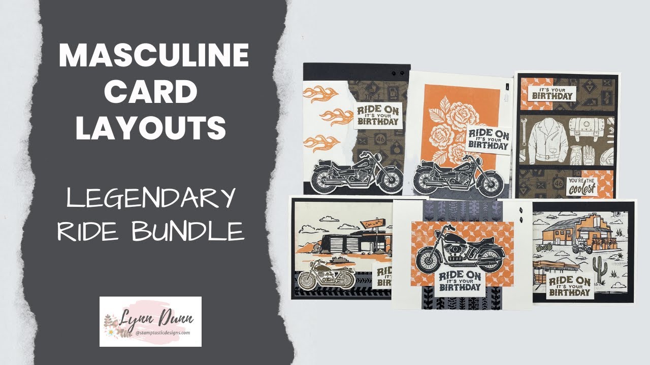 Legendary Ride (Stampin' Up!) Card Ideas - YouTube