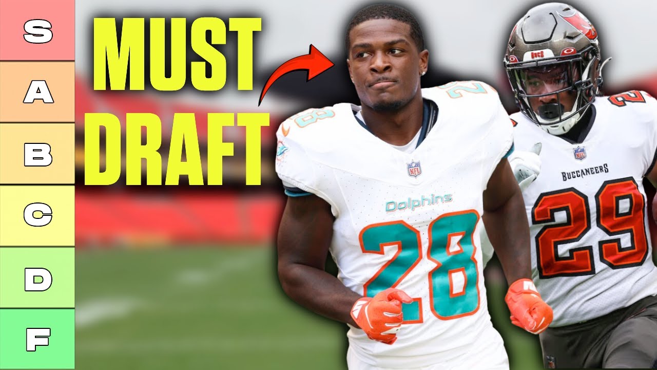 UPDATED Top 12 Running Back Rankings & Tiers (MUST DRAFT PLAYERS ...