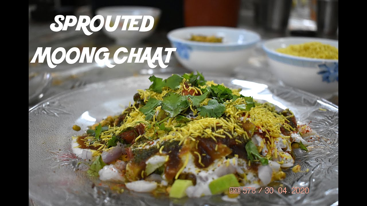 Sprouted Moong Chaat| Healthy, Weight loss recipe|Sprouts recipe| Chaat ...