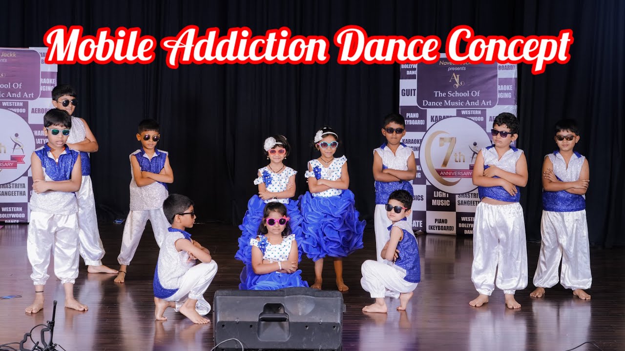 Kids Dance for Mobile Addiction |Aj the School of Dance Music and Art ...