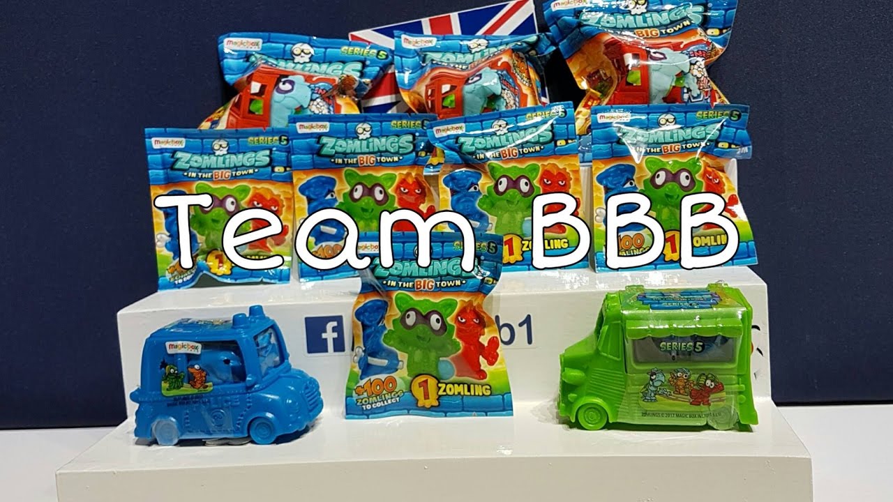 ZOMLINGS Series 5 Blind bags cars Towers police car ice cream truck ...