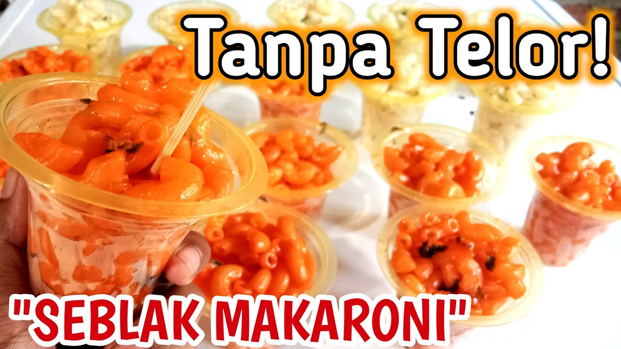 Resep Makaroni Basah Untuk Jualan Untung 3 kali Lipat Tanpa Telur Enak ...