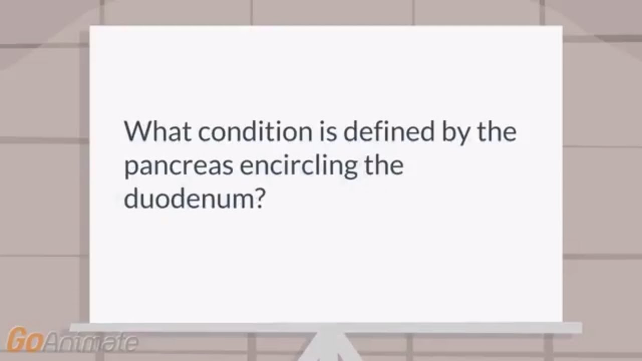 What is an annular pancreas? - YouTube