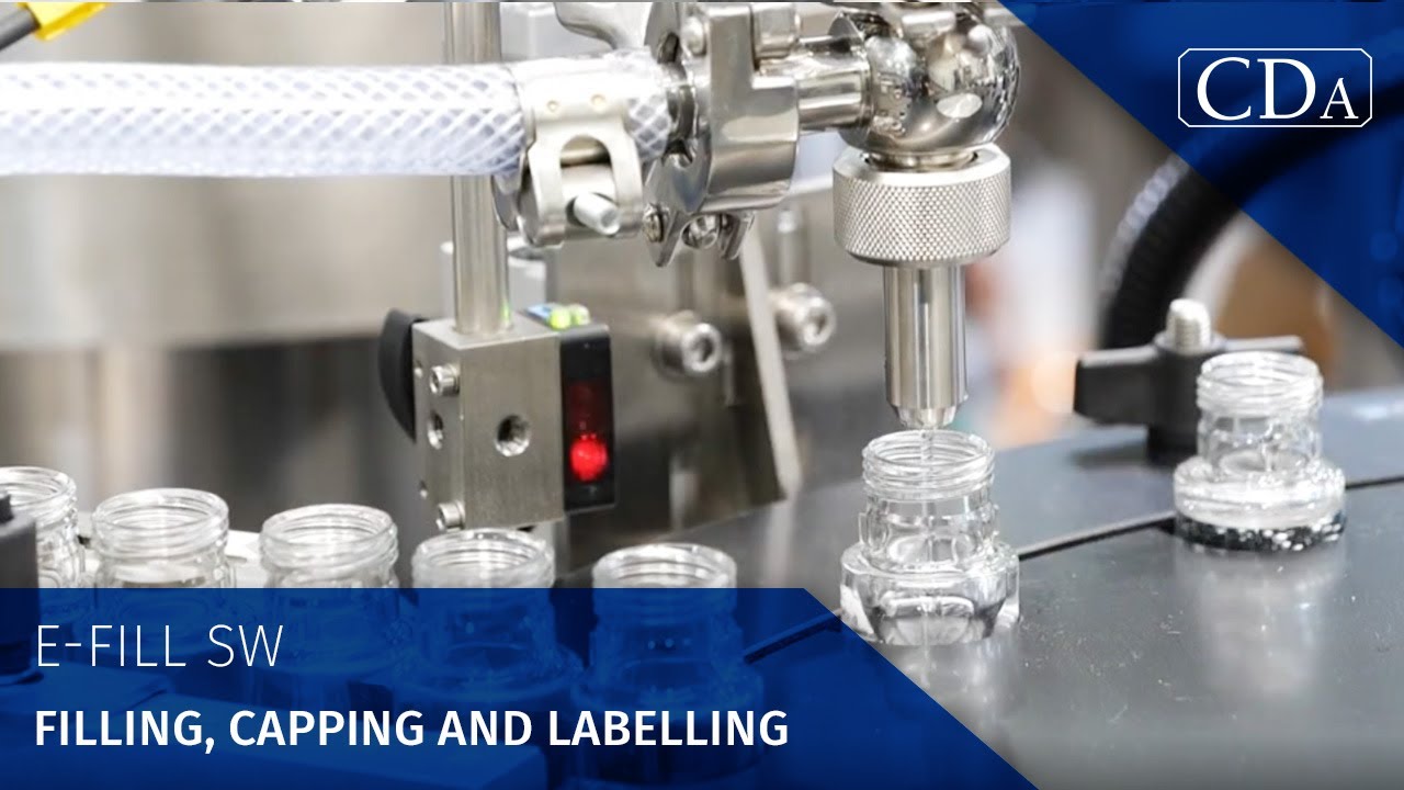 E-FILL SW | Automatic Filling, Capping & Labelling Monoblock | CDA ...