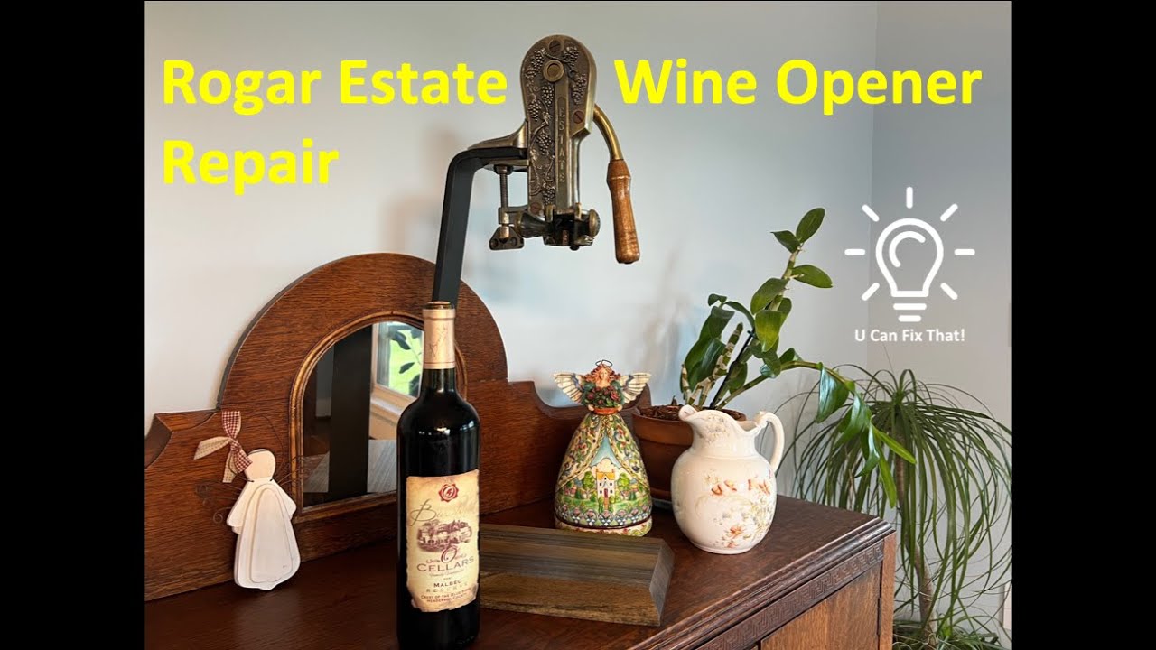 Rogar Estate Wine Opener Repair - YouTube