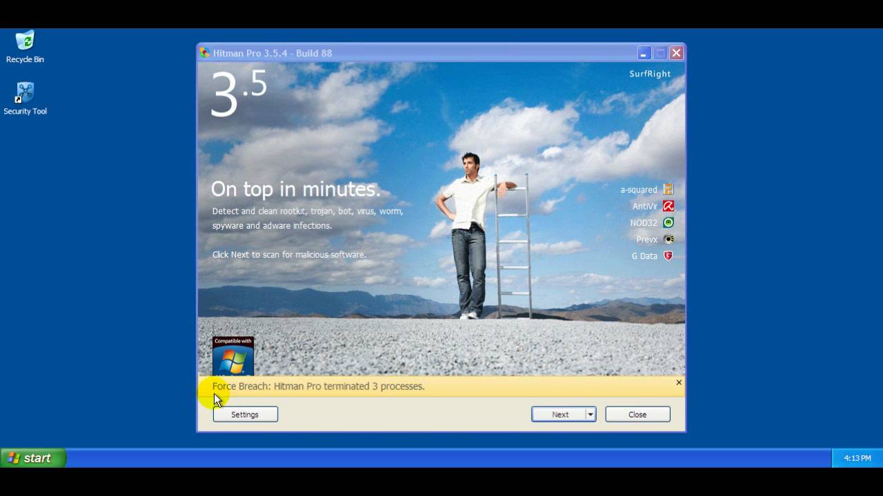 How to start Hitman Pro in Force Breach mode - YouTube