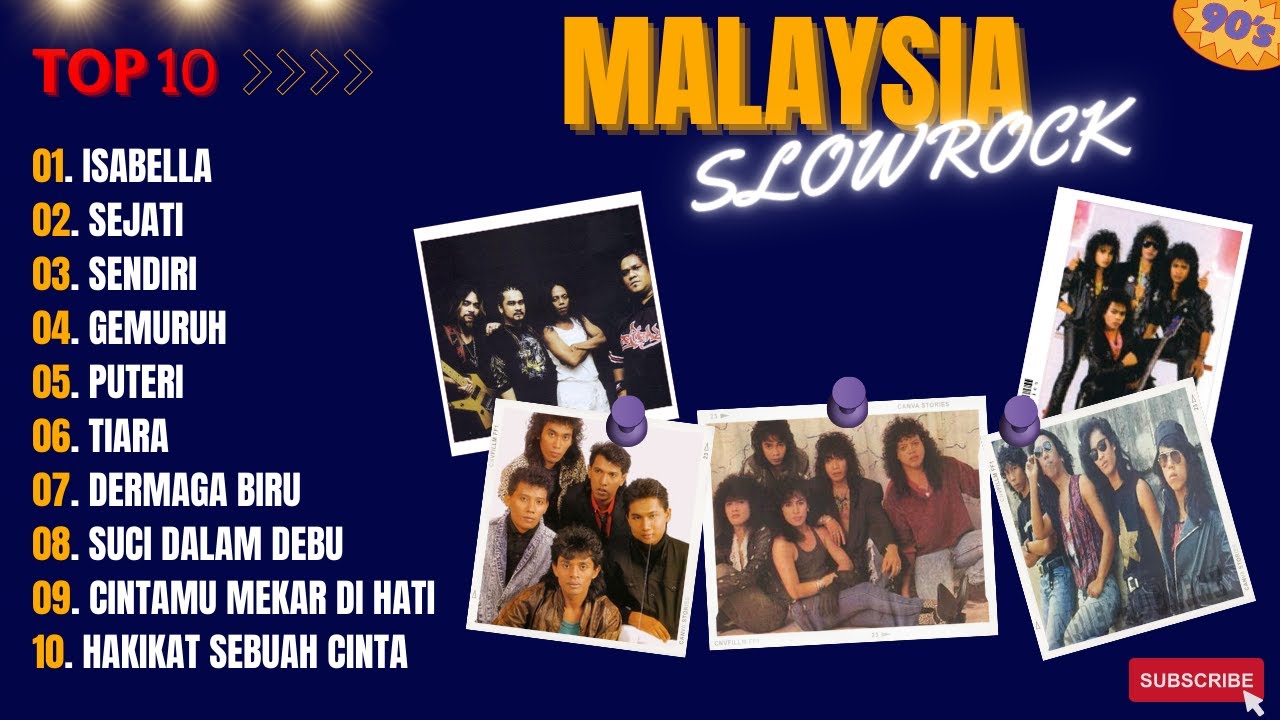Lagu Malaysia 90s Slowrock Lagu Terbaik dan Terpopuler Nostalgia 90an ...