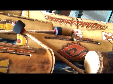 TEPONAZTLI (Ancient Mexican percussion) www.martinespino.com - YouTube