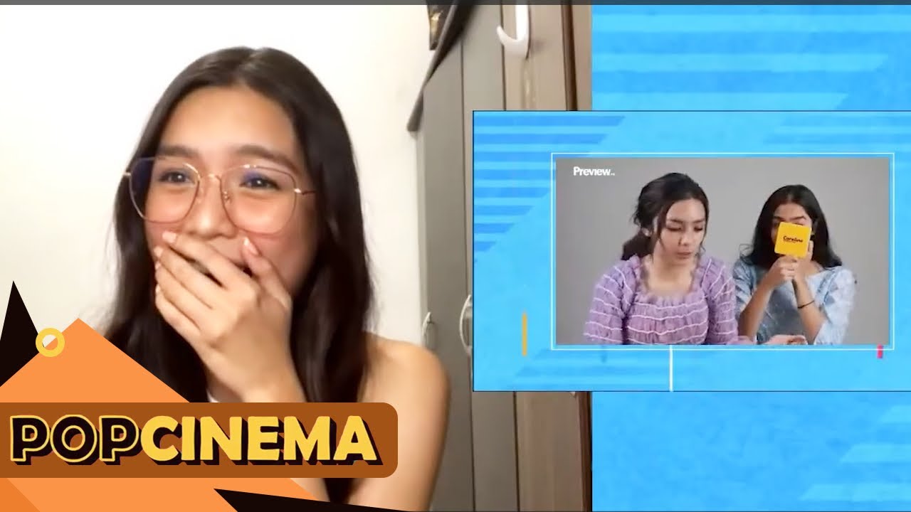 Francine Diaz mga nakakatuwang reactiIons sa mga video clips | Pop Cinema - YouTube