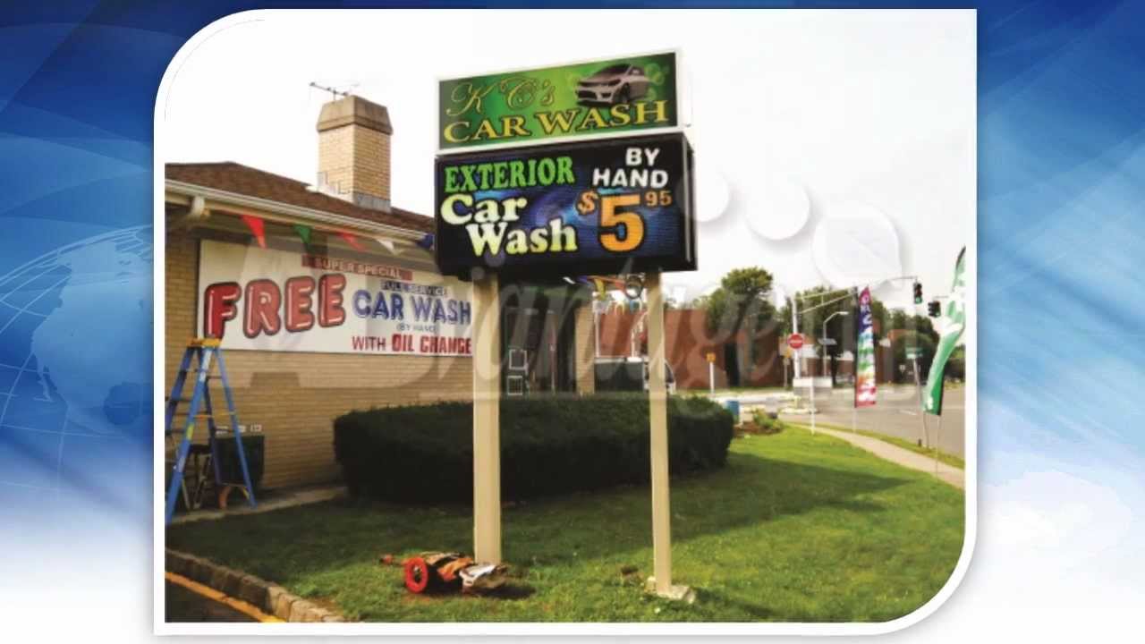 Advantage LED Signs - LED Car Wash Signs Gallery - YouTube