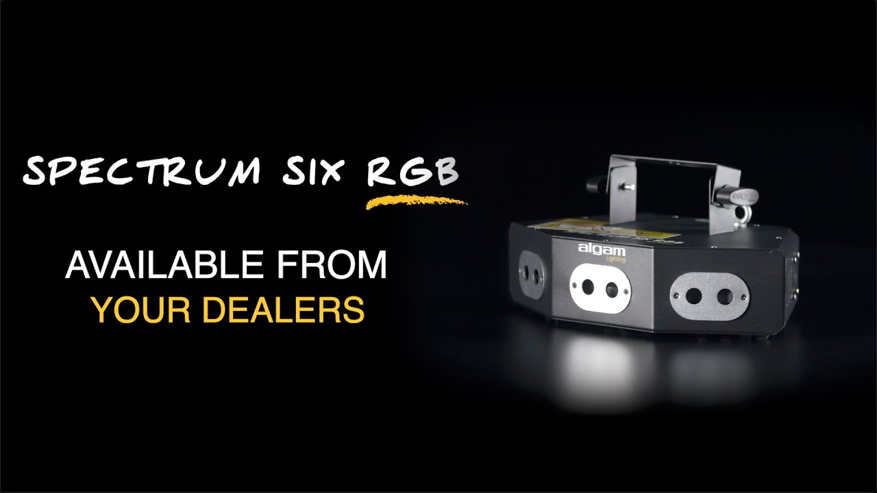 SPECTRUM SIX RGB - 6-BEAM RGB ENTERTAINMENT LASER - ALGAM LIGHTING ...