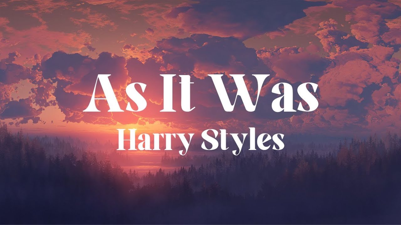 Harry Styles - As It Was (lyric Video) - YouTube