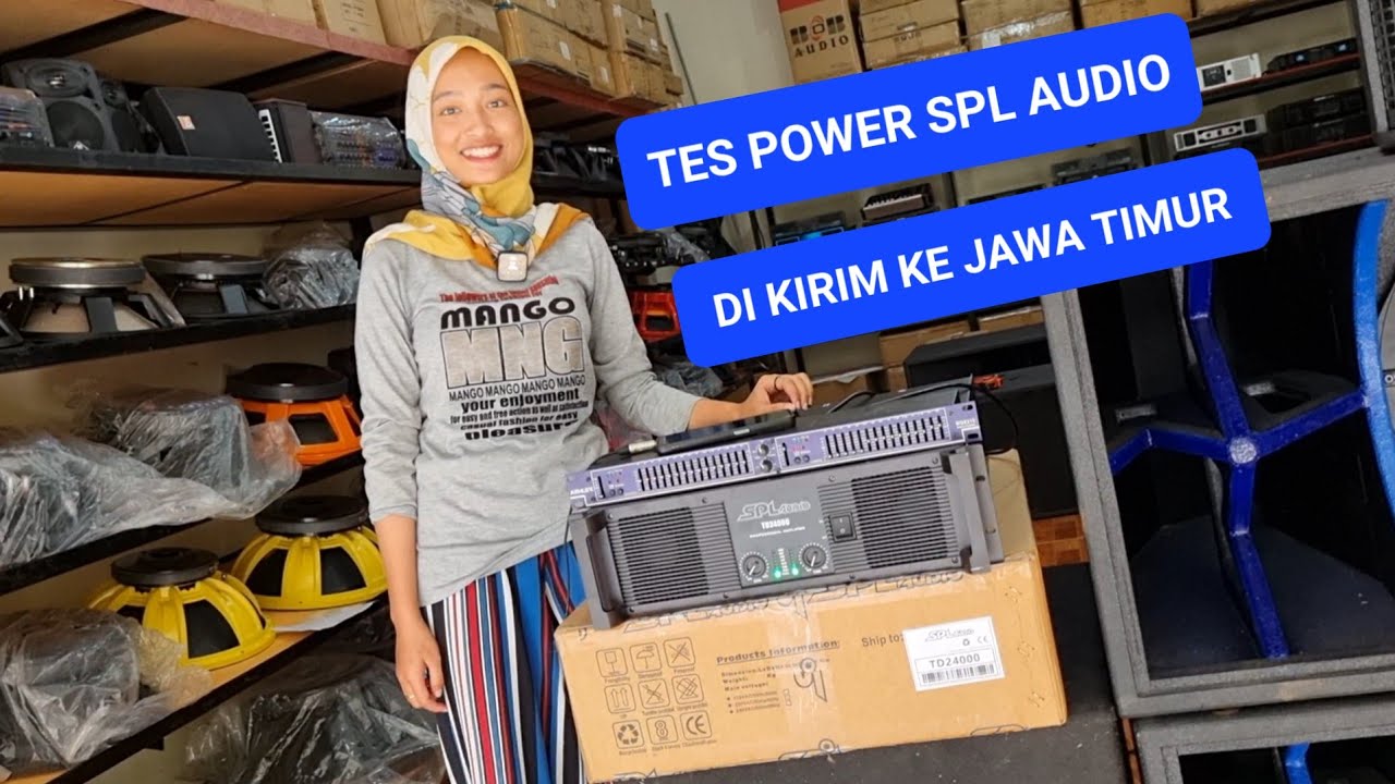 TES POWER SPL AUDIO TD24000 - YouTube