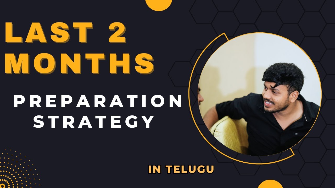CA/CMA LAST TWO MONTHS PREPARATION STRATEGY IN TELUGU || CA DEVI PRASAD ...
