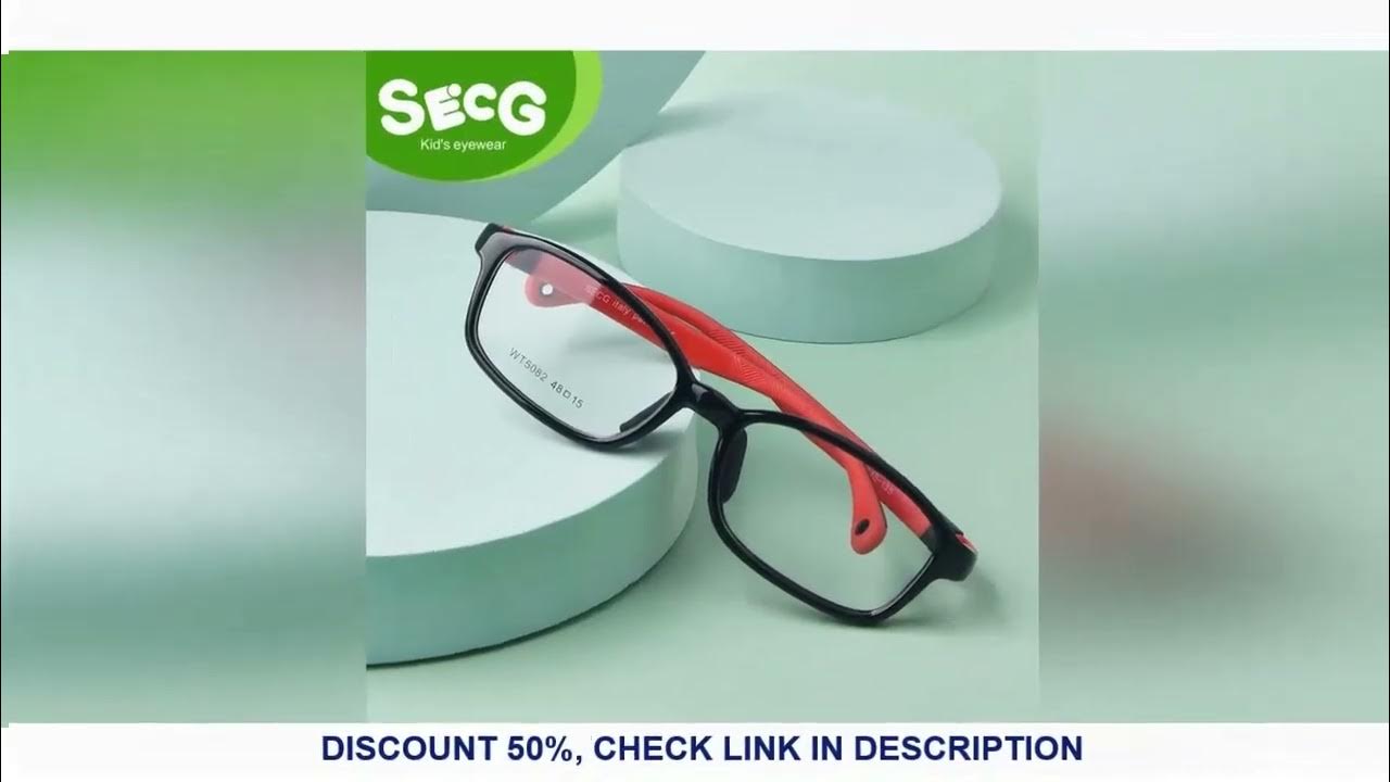 SECG Brand Children's Glasses Comfortable Silica Gel Boys And Girls ...