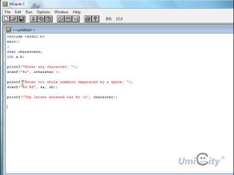 Learning C Programming Lesson 5: Scanf function - YouTube