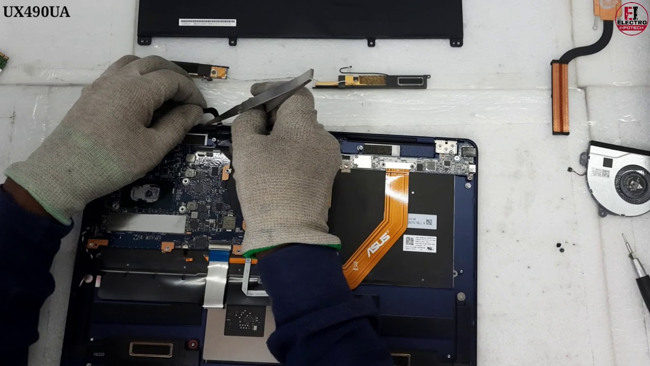 Asus Zenbook 3 Deluxe UX490UA /Screen Replacement / Disassembling And ...
