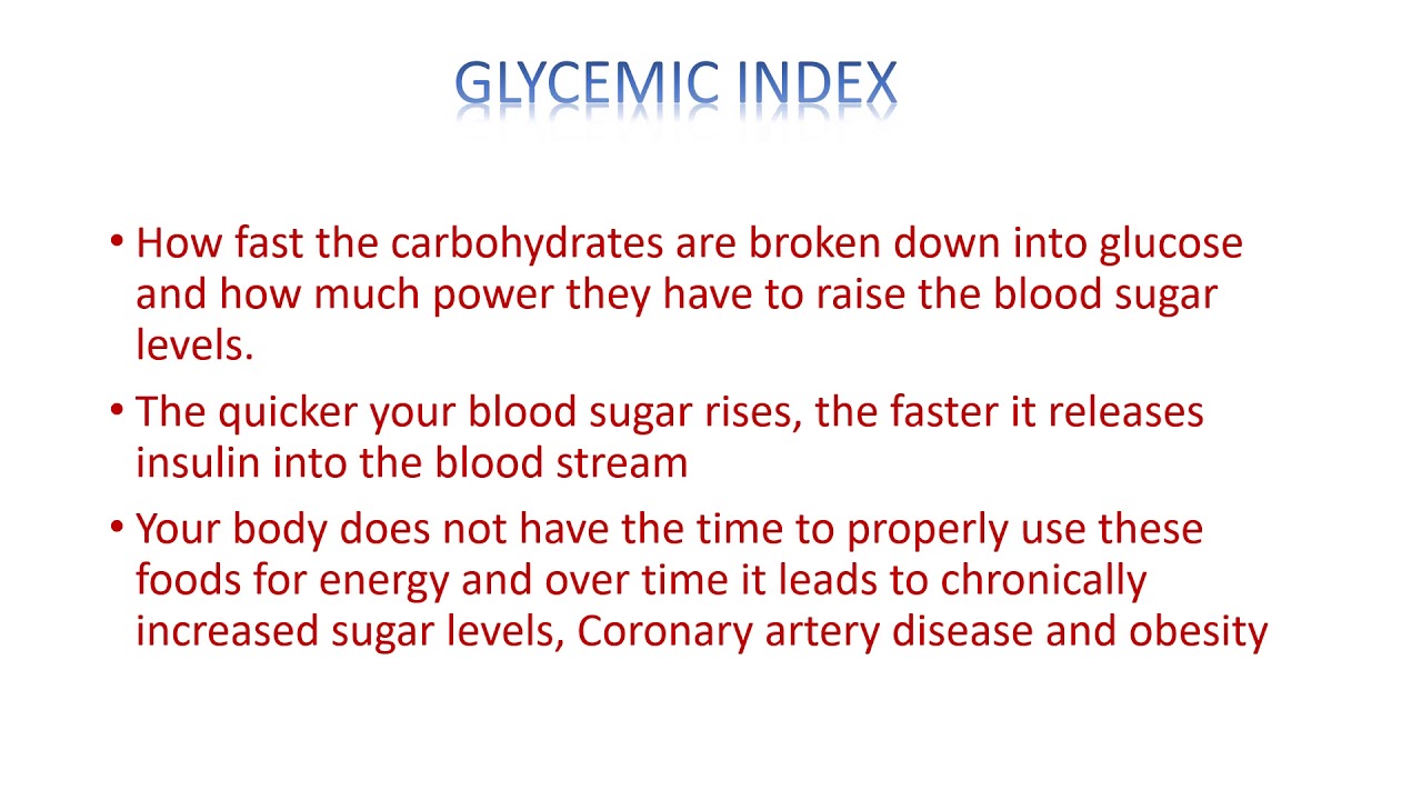 Difference between glycemic Index and glycemic load for Diabetics ...