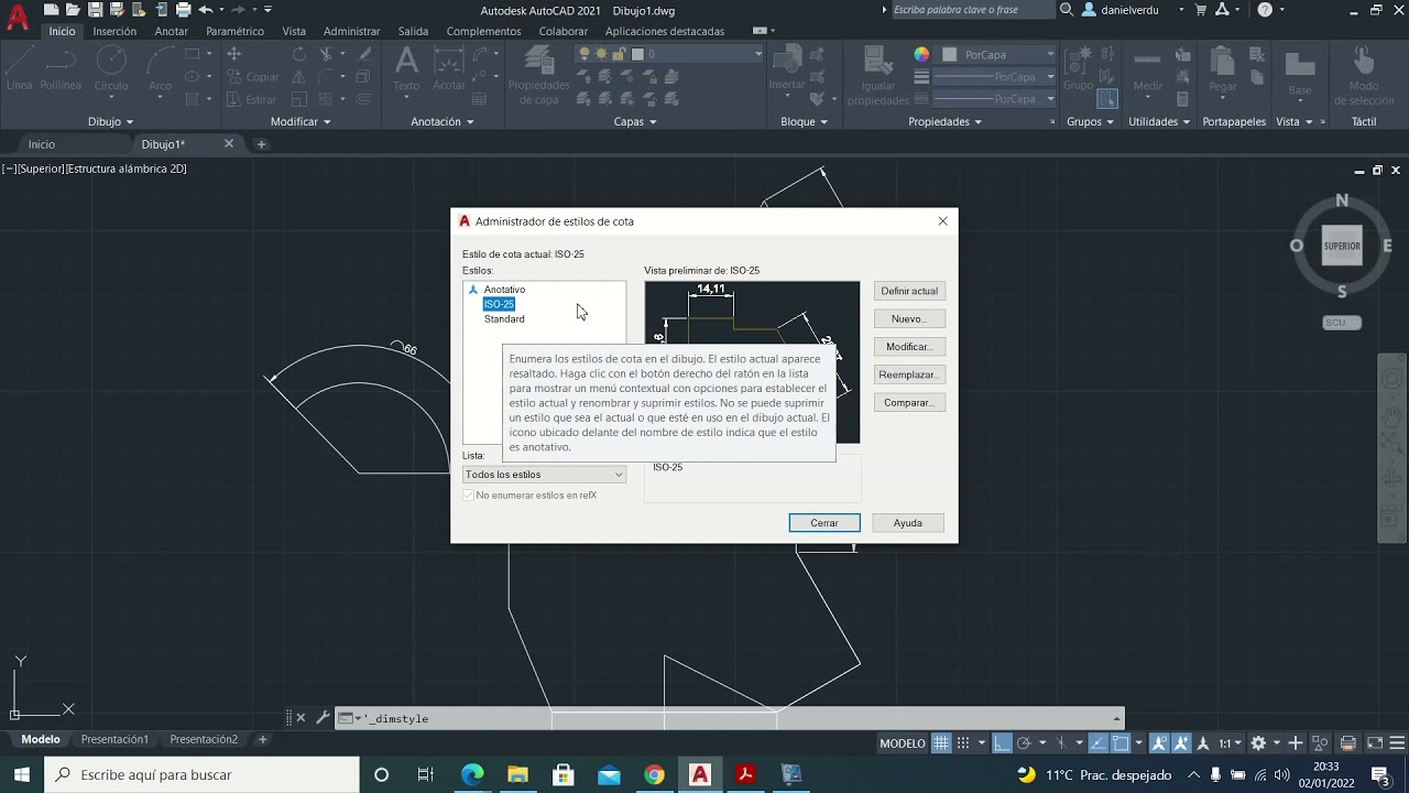 Acotar en AutoCad - YouTube